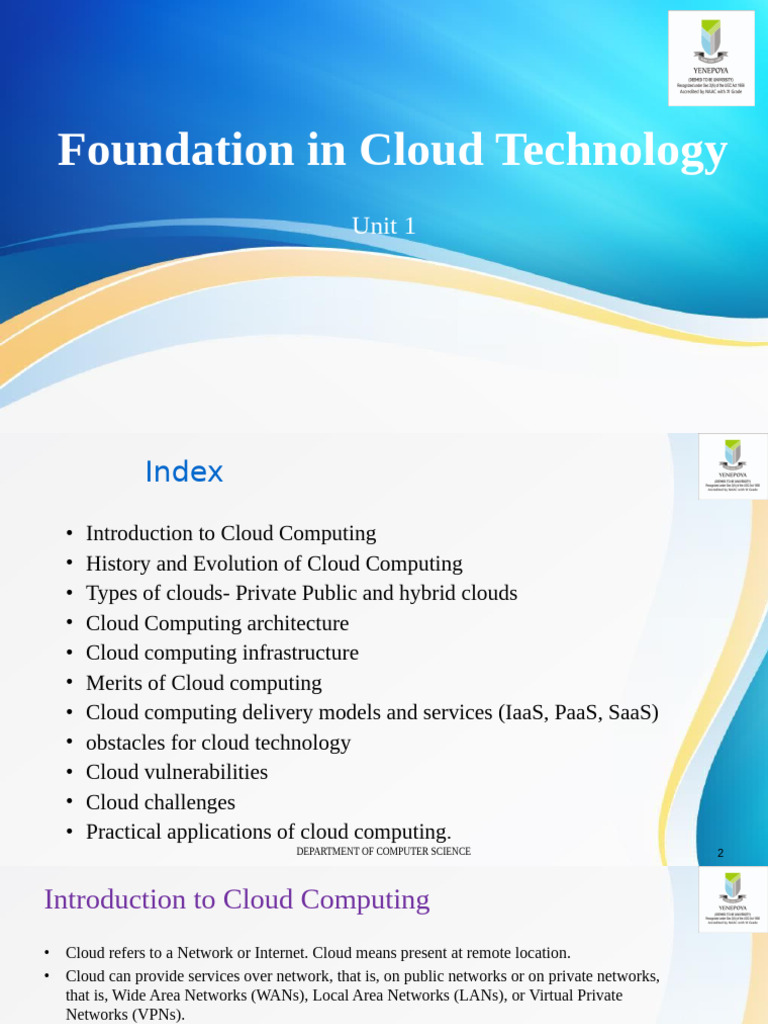 Introduction To Cloud Technology Module1 | PDF | Cloud Computing ...