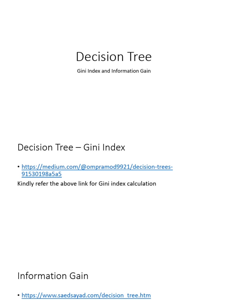 Decision Tree | PDF