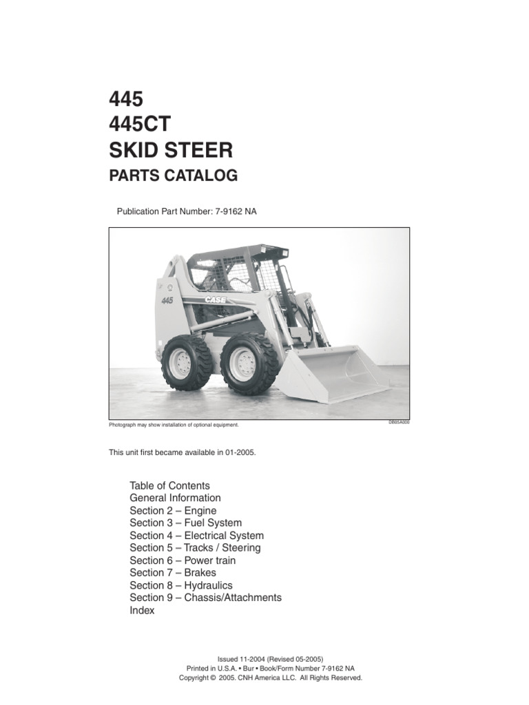 Case 445 445ct Skid Steer | PDF | Loader (Equipment) | Pump