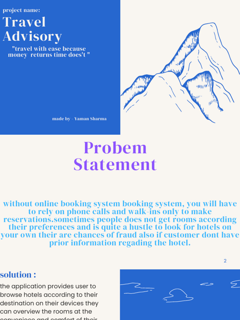 Travel Advisory Webdevlopment | PDF | Software Engineering | Computer ...