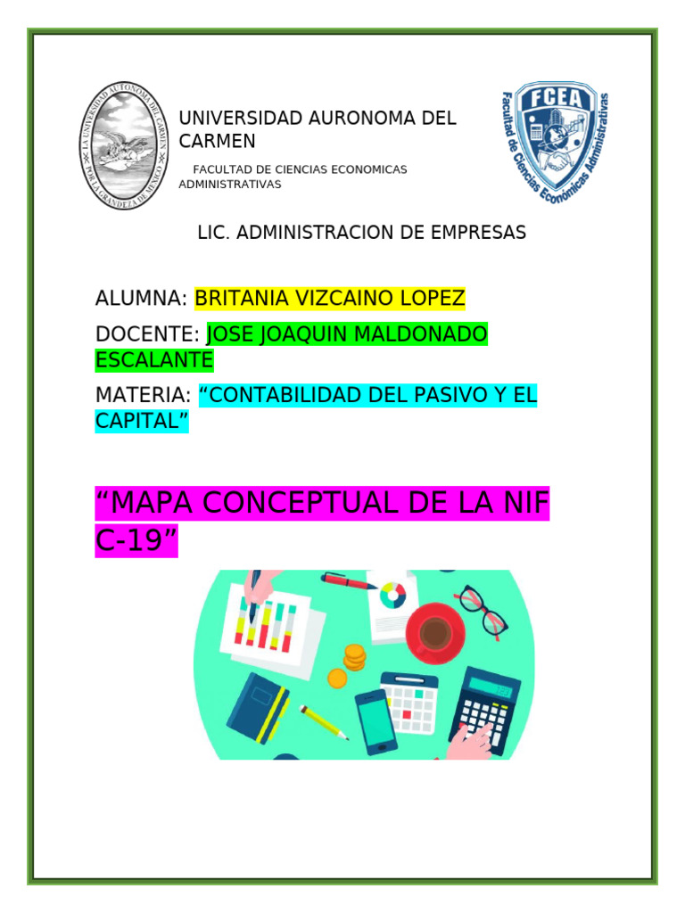 Mapa Conceptual NIF C-19 | PDF