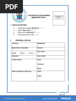 MSG Cohort 2025 2026 Academic Year Application Form Revised | PDF | Postgraduate Education | Diploma