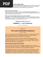 Asce LRFD & Asd Load Combinations | PDF | Structural Load | Strength Of ...