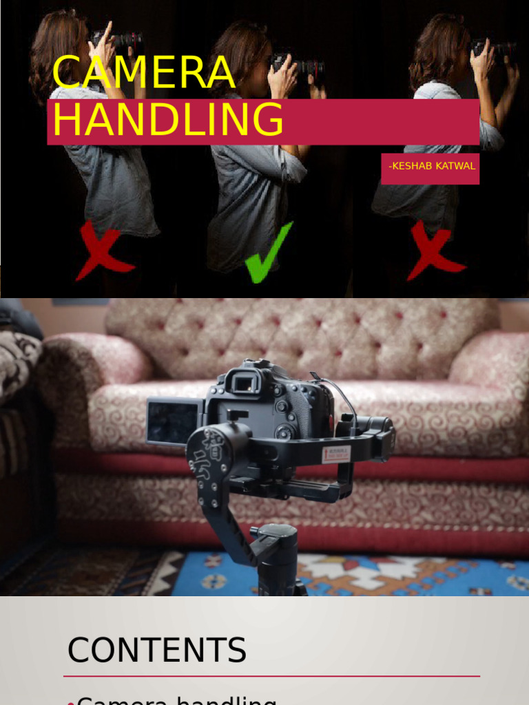 Camera Handling | PDF