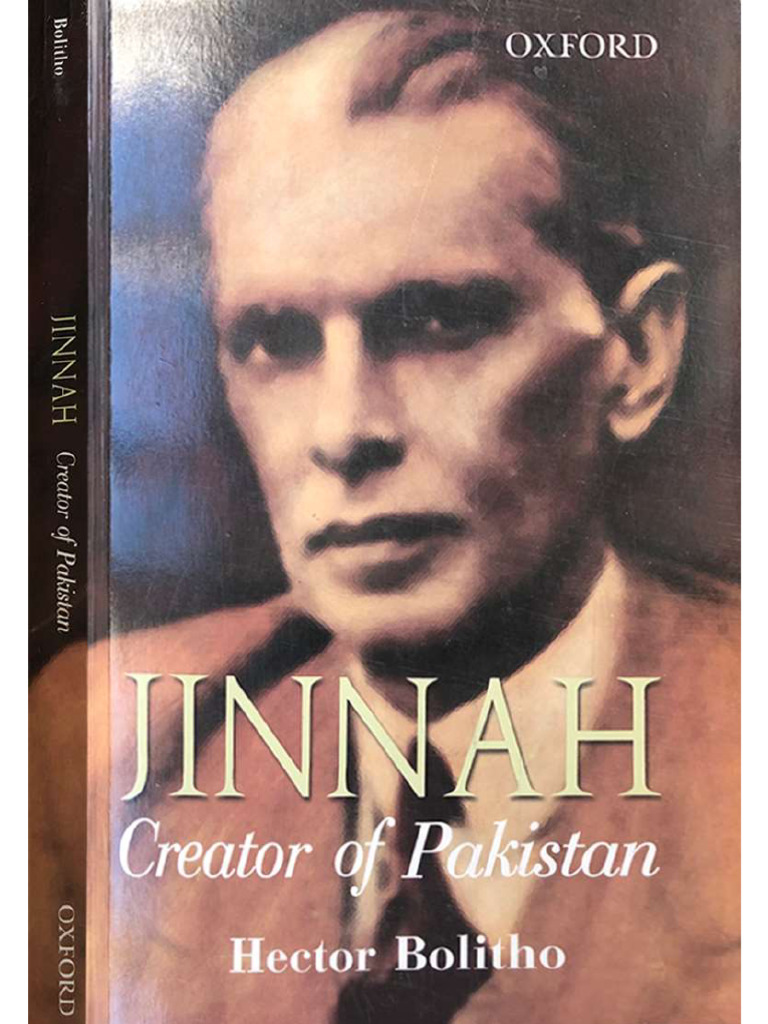 JINNAH, The Creator of Pakistan - Hector Bolitho | PDF