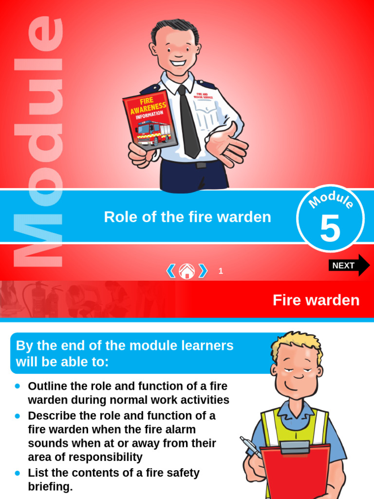 (03022023 0621) Role of Fire Wardens | PDF | Firefighting | Fire Safety