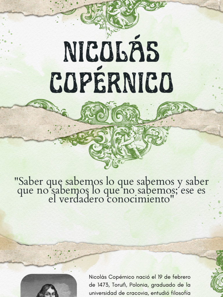 Nicolás Copérnico | PDF | Nicolás Copérnico | Astronomía