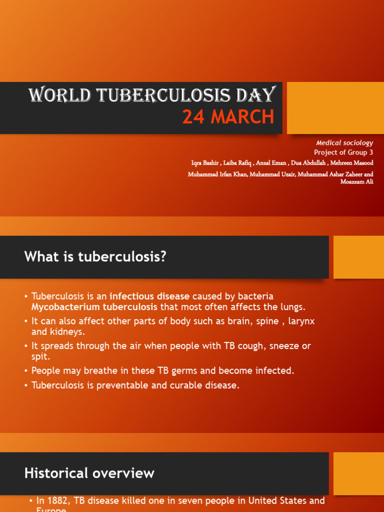 World Tuberculosis Day Overview and Insights | PDF | Tuberculosis ...