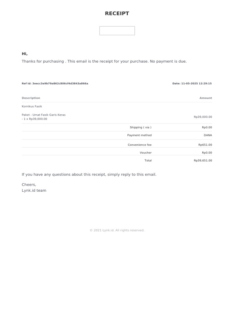 Receipt | PDF