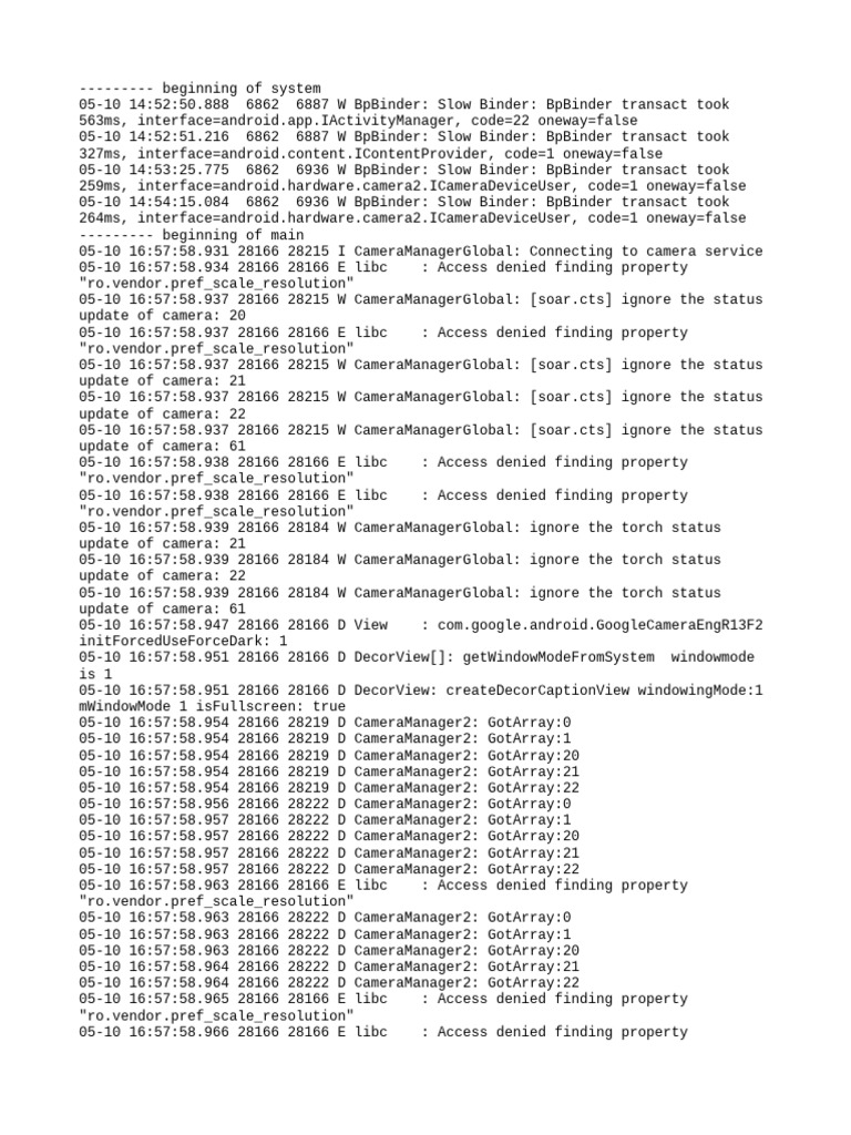 Log Cat 1746885478887 | PDF | Computer Science | Computer Engineering