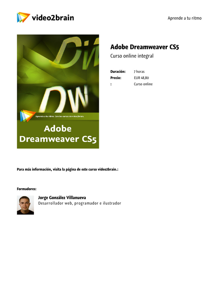 Adobe Dreamweaver cs5 | PDF