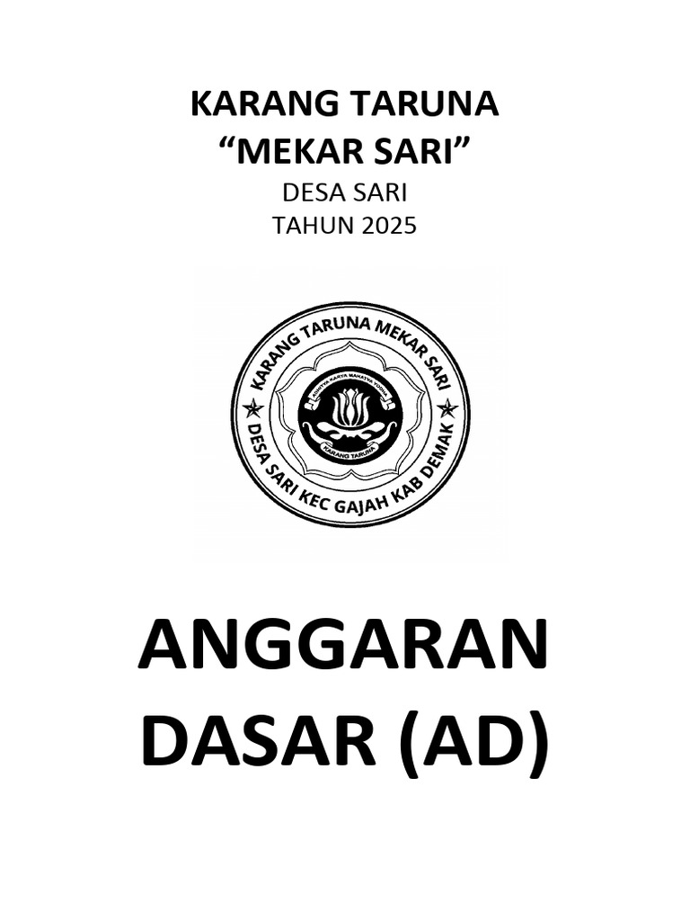 Ad & Art Karang Taruna Desa Sari 25 | PDF
