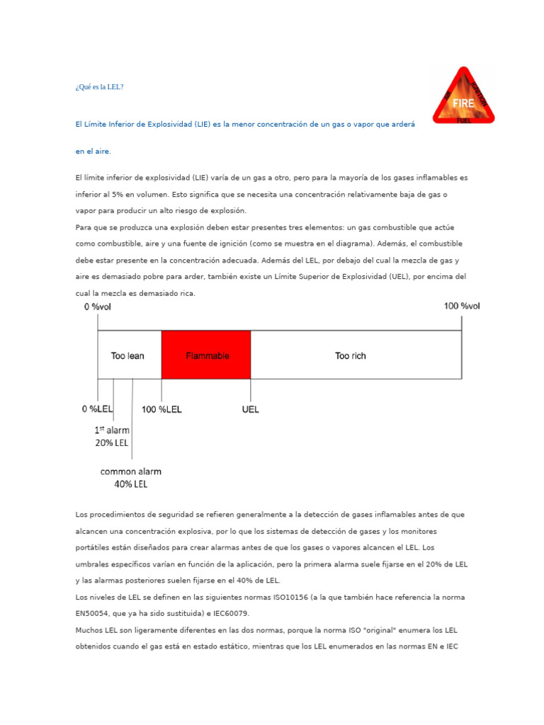 Qué Es La LEL | PDF
