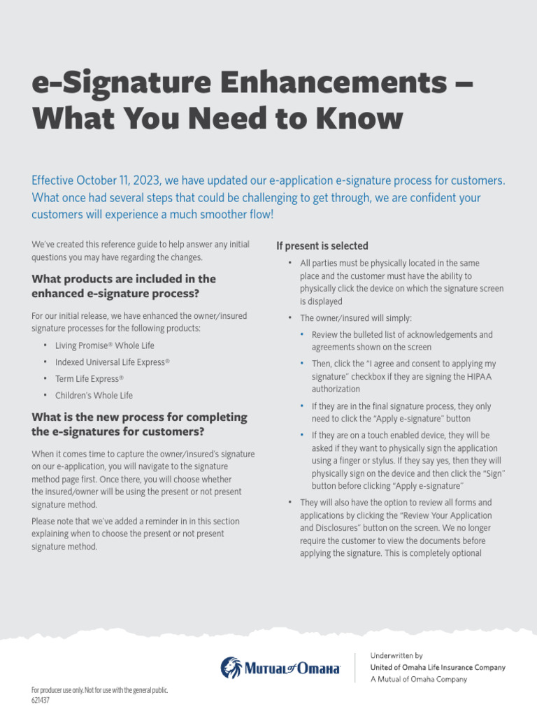 Esignature Enhancement FAQ | PDF | Computing