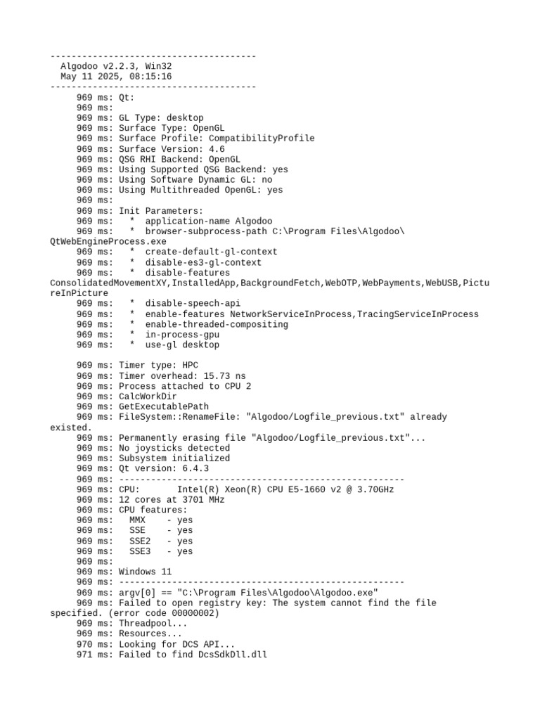 Logfile 2 | PDF | Computing | Software