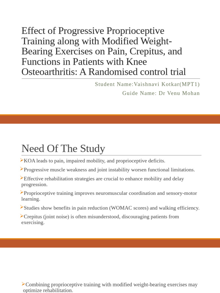 Vaishnavi Kotkar RAC | PDF | Anatomical Terms Of Motion | Osteoarthritis
