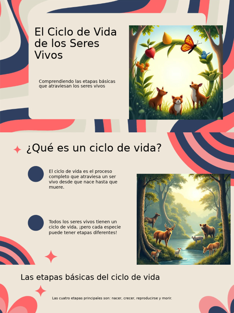 Ciclo de Vida de los Seres Vivos | PDF