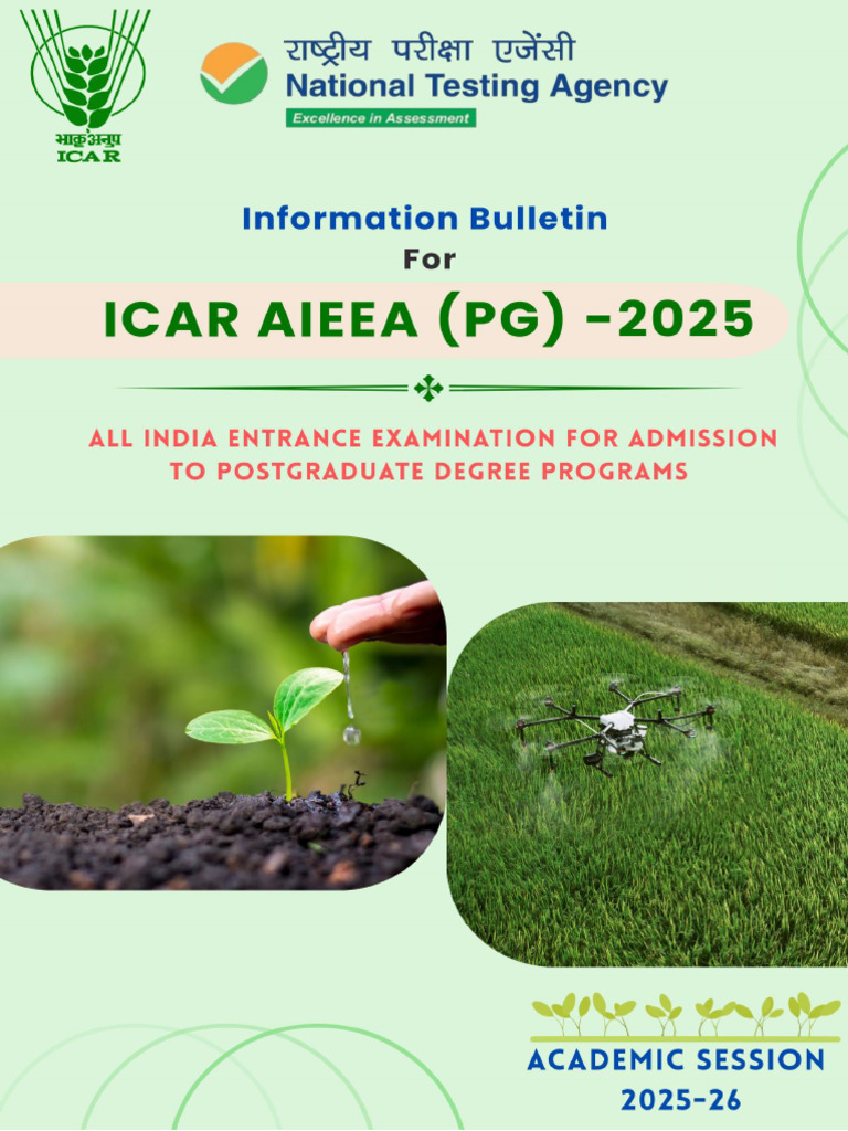Icar Aieea PG 2025 26 | PDF