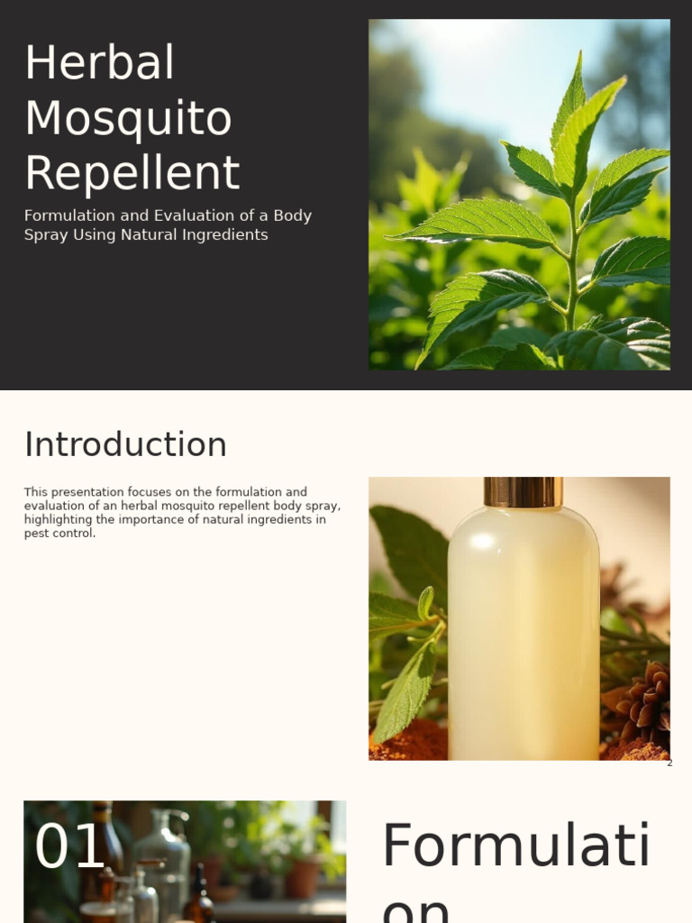 Herbal Mosquito Repellent | PDF