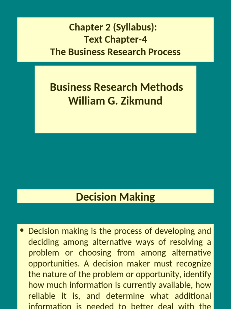Chapter-2 Brm 6th b Hrm+Mktg Fall2024-1 | PDF | Causality | Survey Methodology
