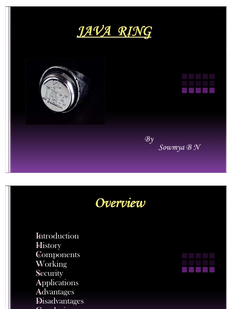 Java Ring | PDF | Java Virtual Machine | Java (Programming Language)