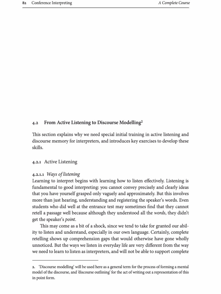 Simultaneous Interpreting | PDF | Cognitive Psychology | Communication