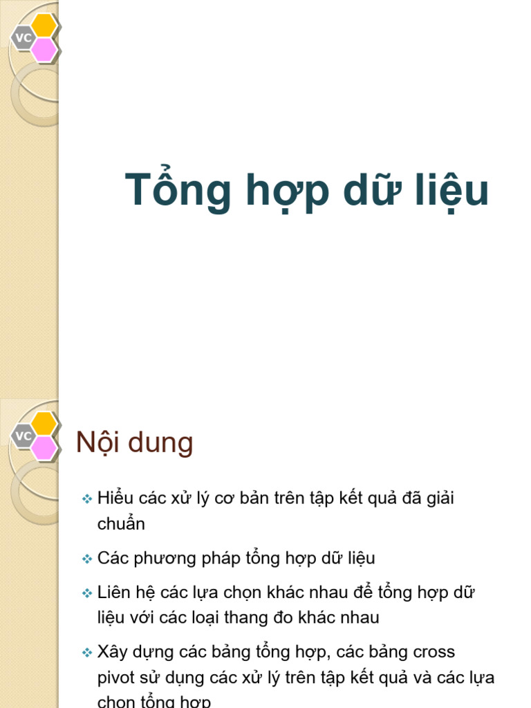 Tong Hop Du Lieu | PDF