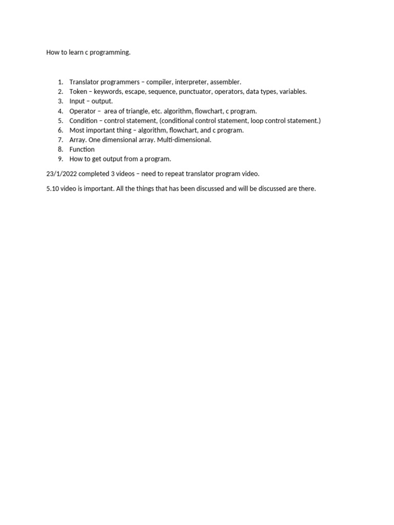 How To Learn C Programming | PDF