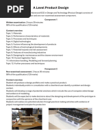 NEA Marking Criteria for Product Design | PDF | Prototype | Computer ...