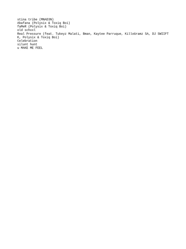 Playlist Format | PDF