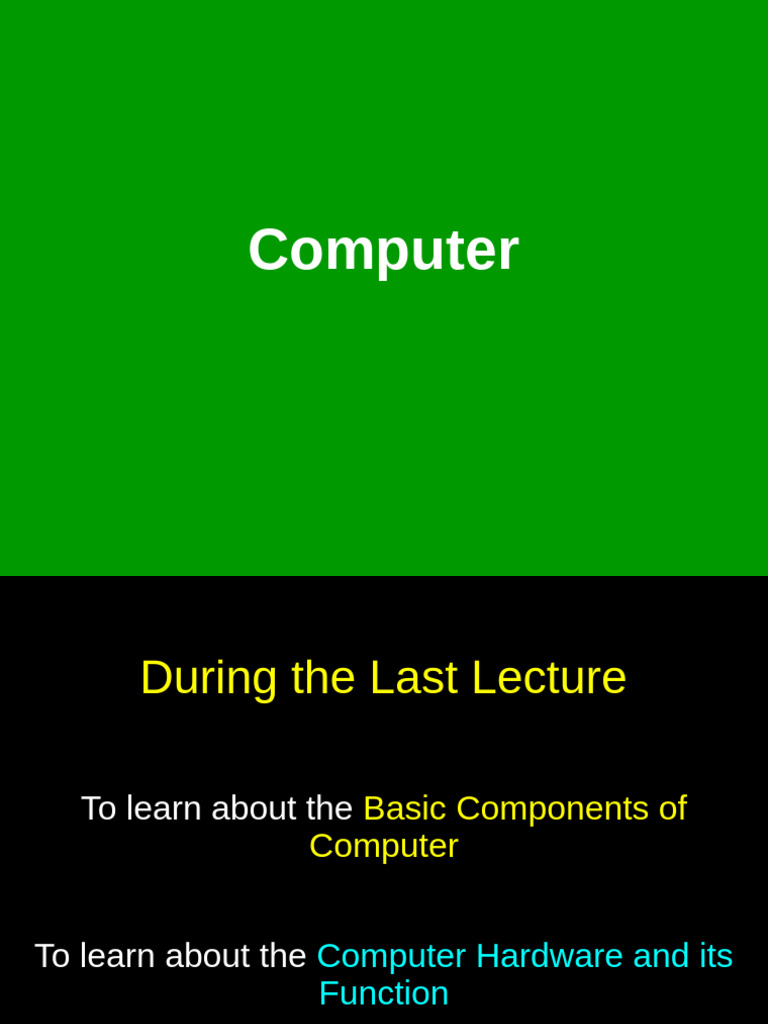 Lecture 4 (Storage Devices 1) | PDF | Computer Data Storage | Computer Memory