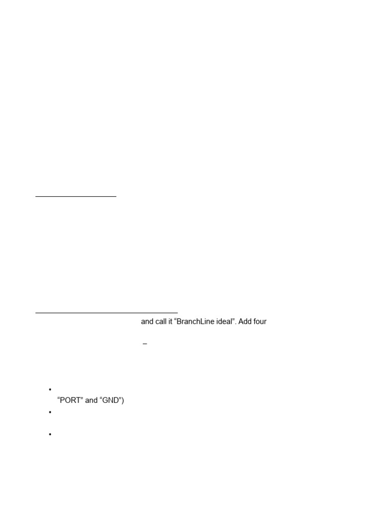 Branchline Coupler Design & Simulation Guide | PDF | Transmission Line ...