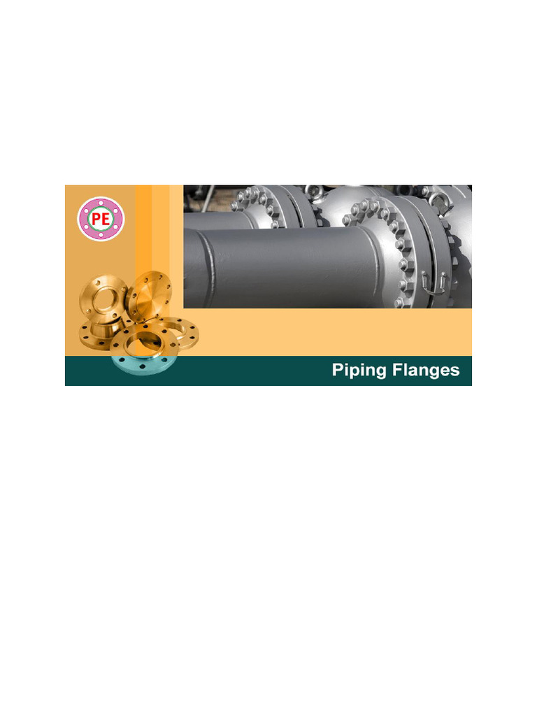 Types and Materials of Piping Flanges | PDF | Pipe (Fluid Conveyance ...