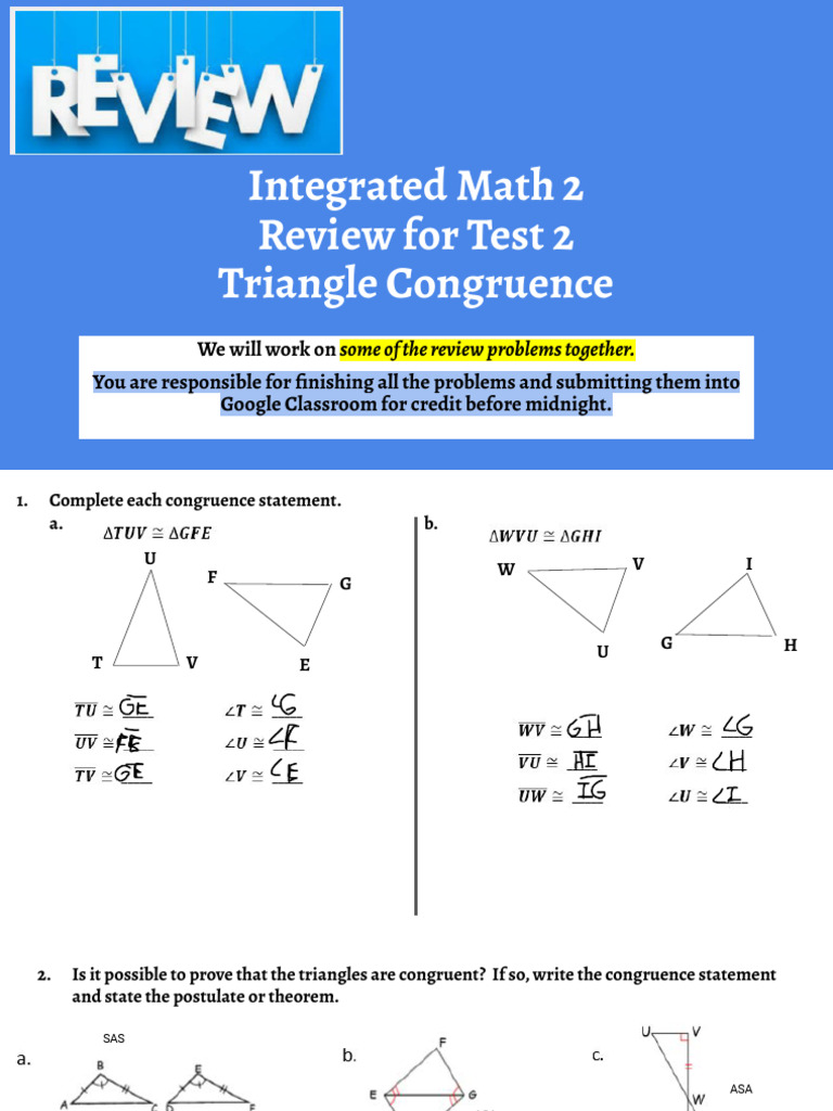 Kami Export - IM2 Review For Test 2 | PDF | Elementary Geometry ...