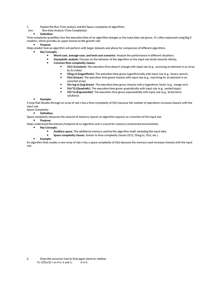 Department of Computer Science and Engineering | PDF | Time Complexity | Matrix (Mathematics)