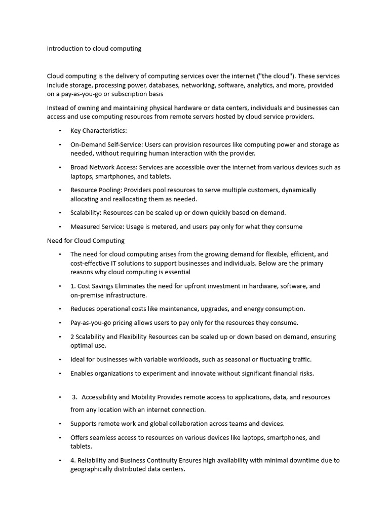 Cloud Computing Sem 8 IT | PDF | Cloud Computing | Scalability