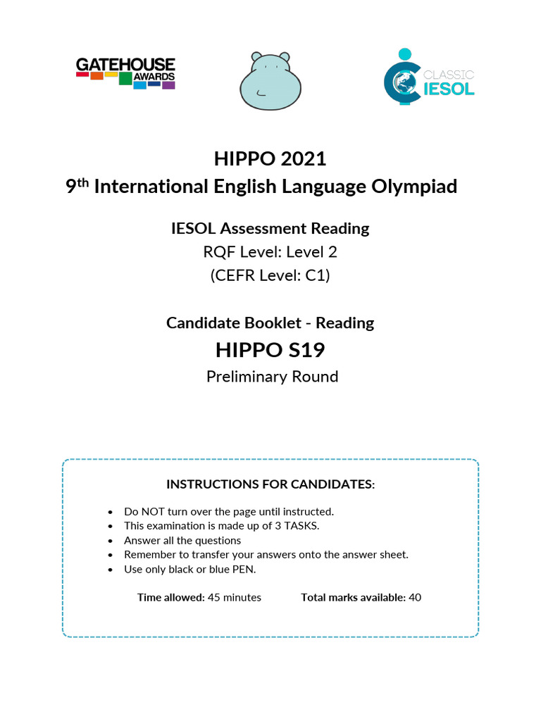 Hippo S192021PreliminaryRound | PDF | Oak | Textiles