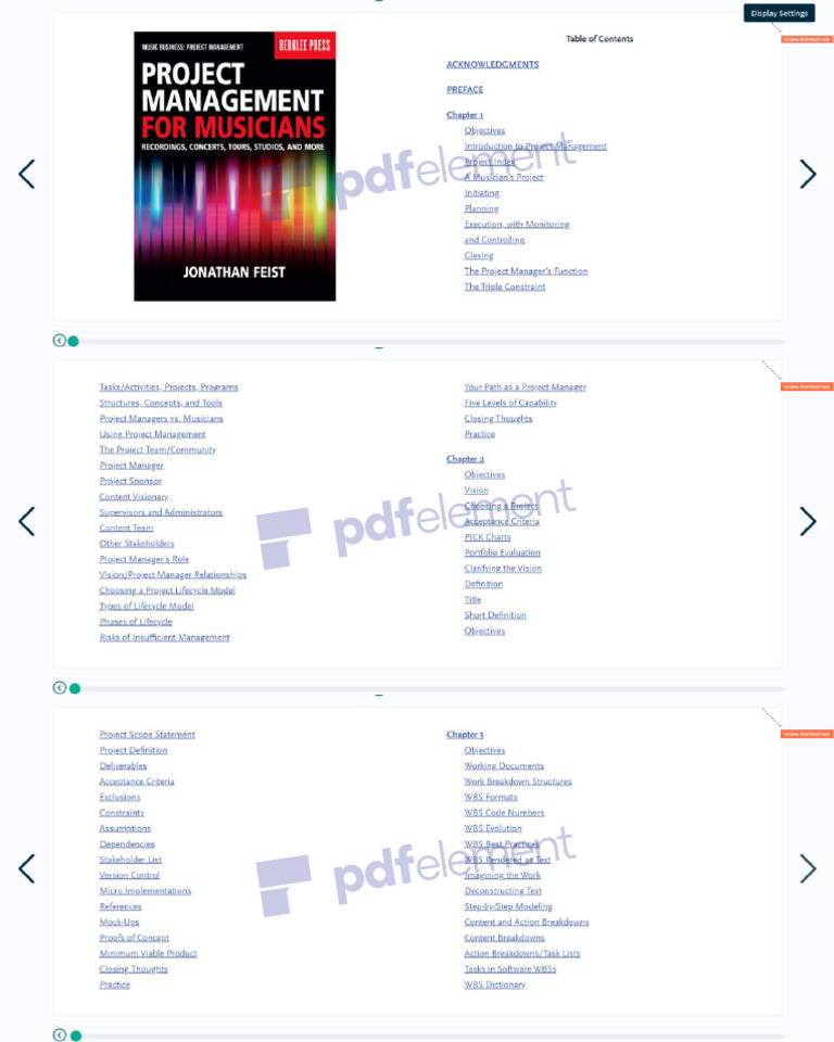 Project Managment For Musicians-Compressed | PDF