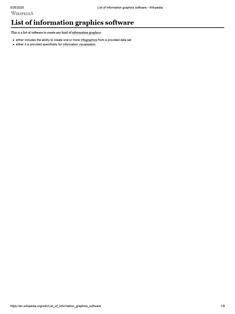 List of Information Graphics Software - Wikipedia | PDF | Linux ...