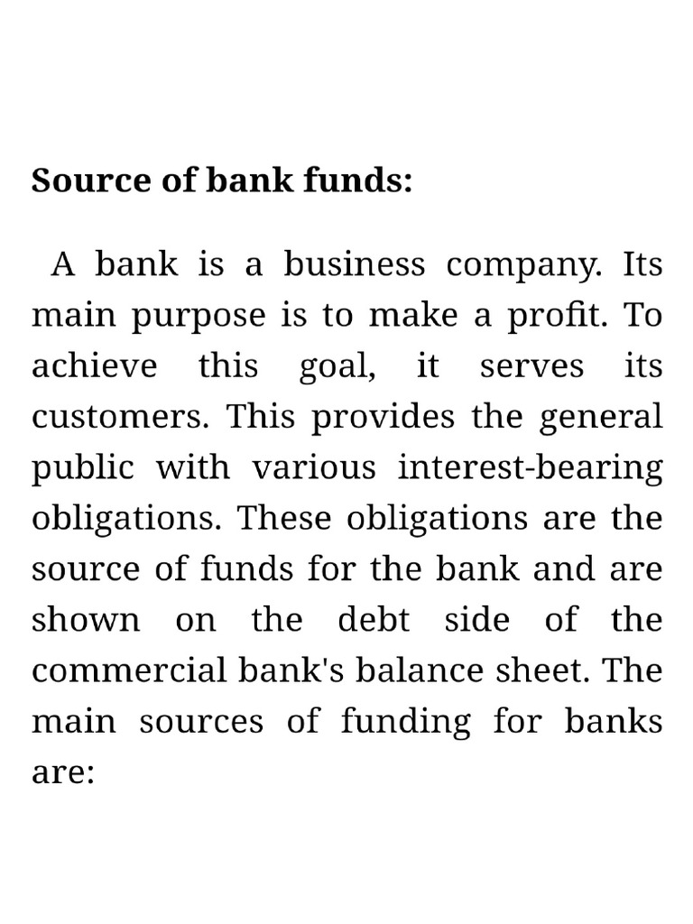 Employment of Bank Funds | PDF