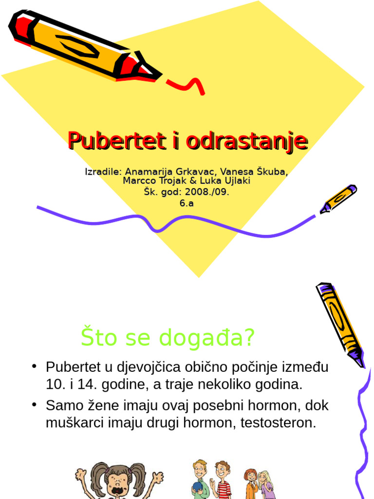 Pubertet I Odrastanje | PDF