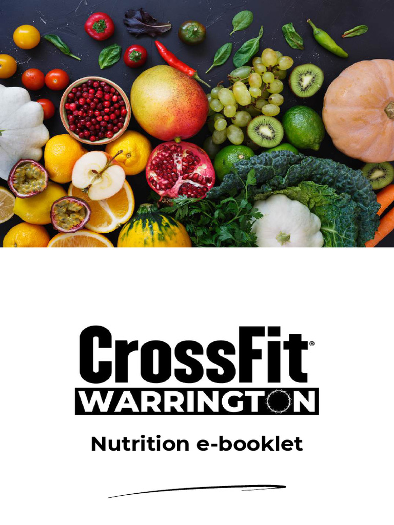 CrossFit Nutrition Guide E-Booklet | PDF | Fat | Food Energy