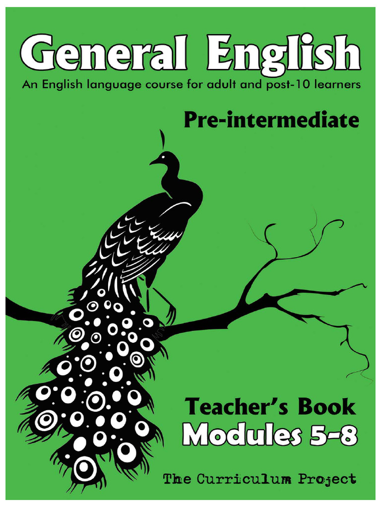 General English. Pre-Intermediate. Modules 5-8 - Teacher's | PDF ...