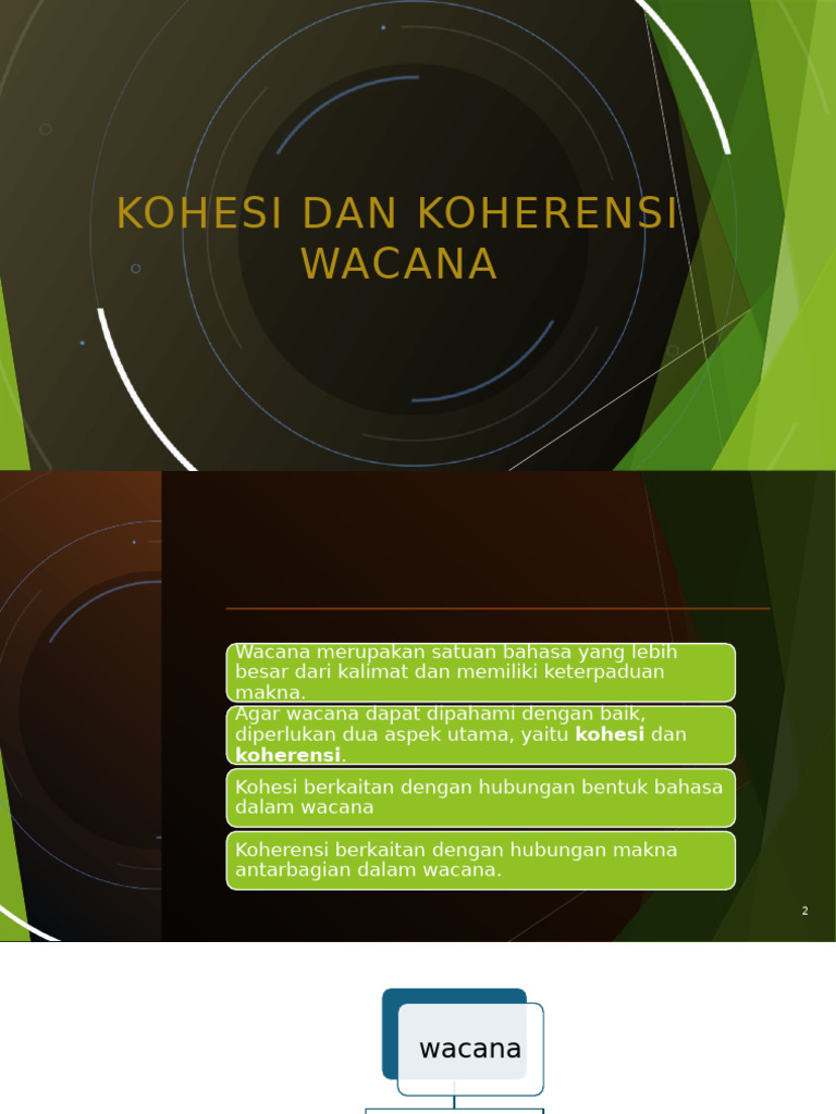 Kohesi Dan Koherensi Wacana | PDF