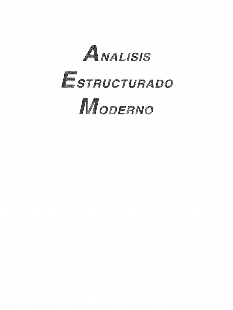 Análisis Estructurado Moderno - E. Yourdon - 3 | PDF