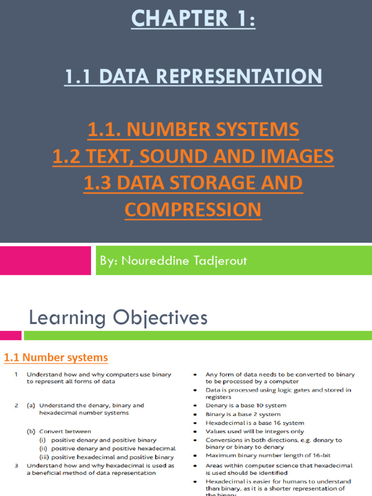 Chapter 1 - Data Representation | PDF | Byte | Sound