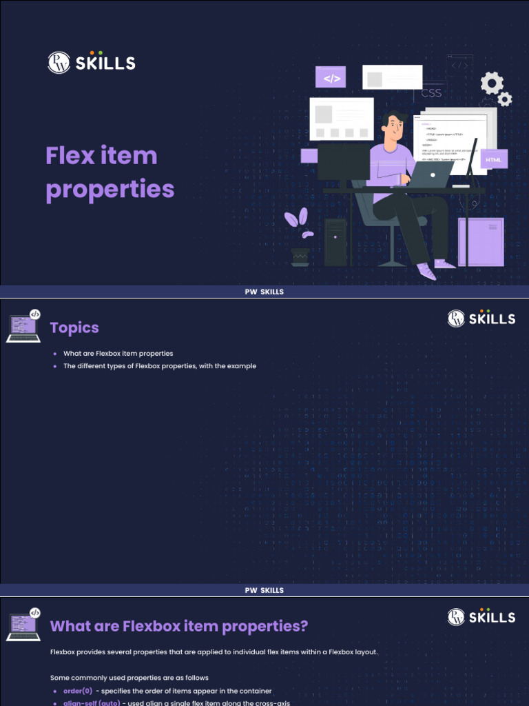 Flexbox in CSS 03 _ Mini Project using CSS Flex Class Notes __ Full ...