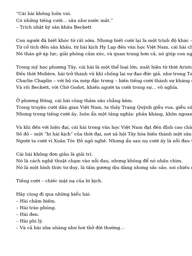 Tu Cai Bi Den Cai Hai | PDF