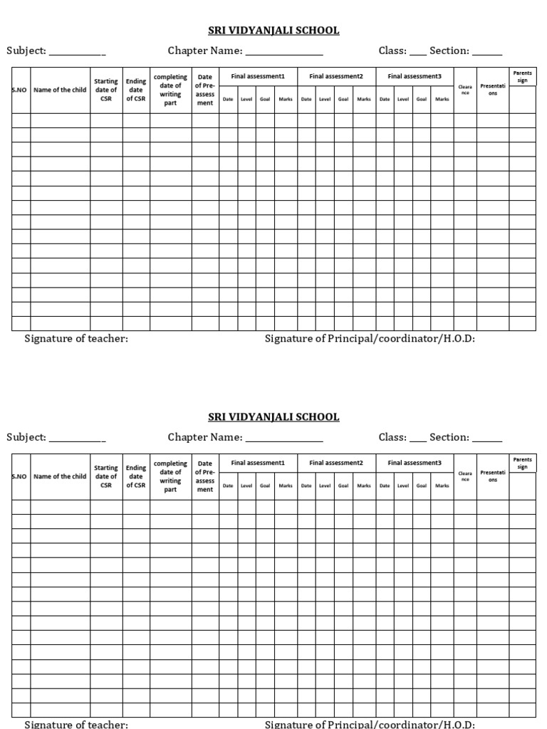 Sri Vidyanjali School | PDF