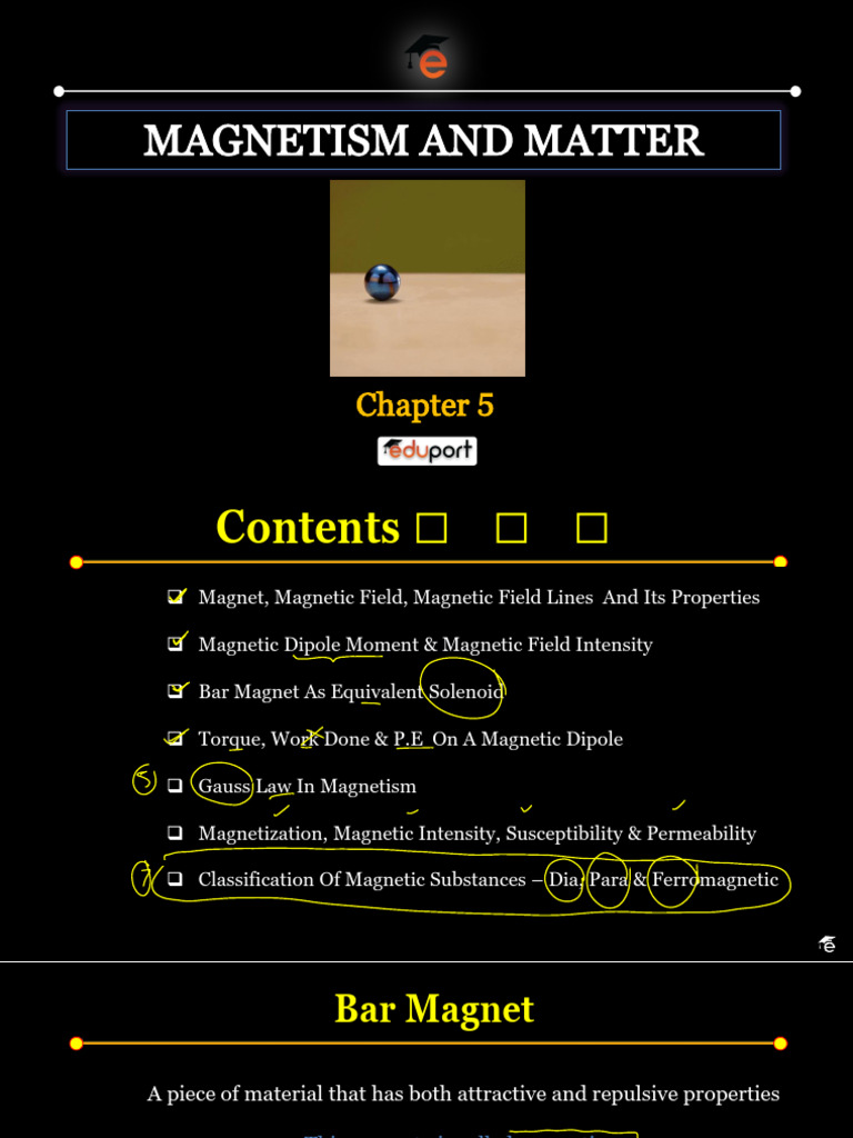 Understanding Magnetism and Matter | PDF | Magnetic Field | Magnet